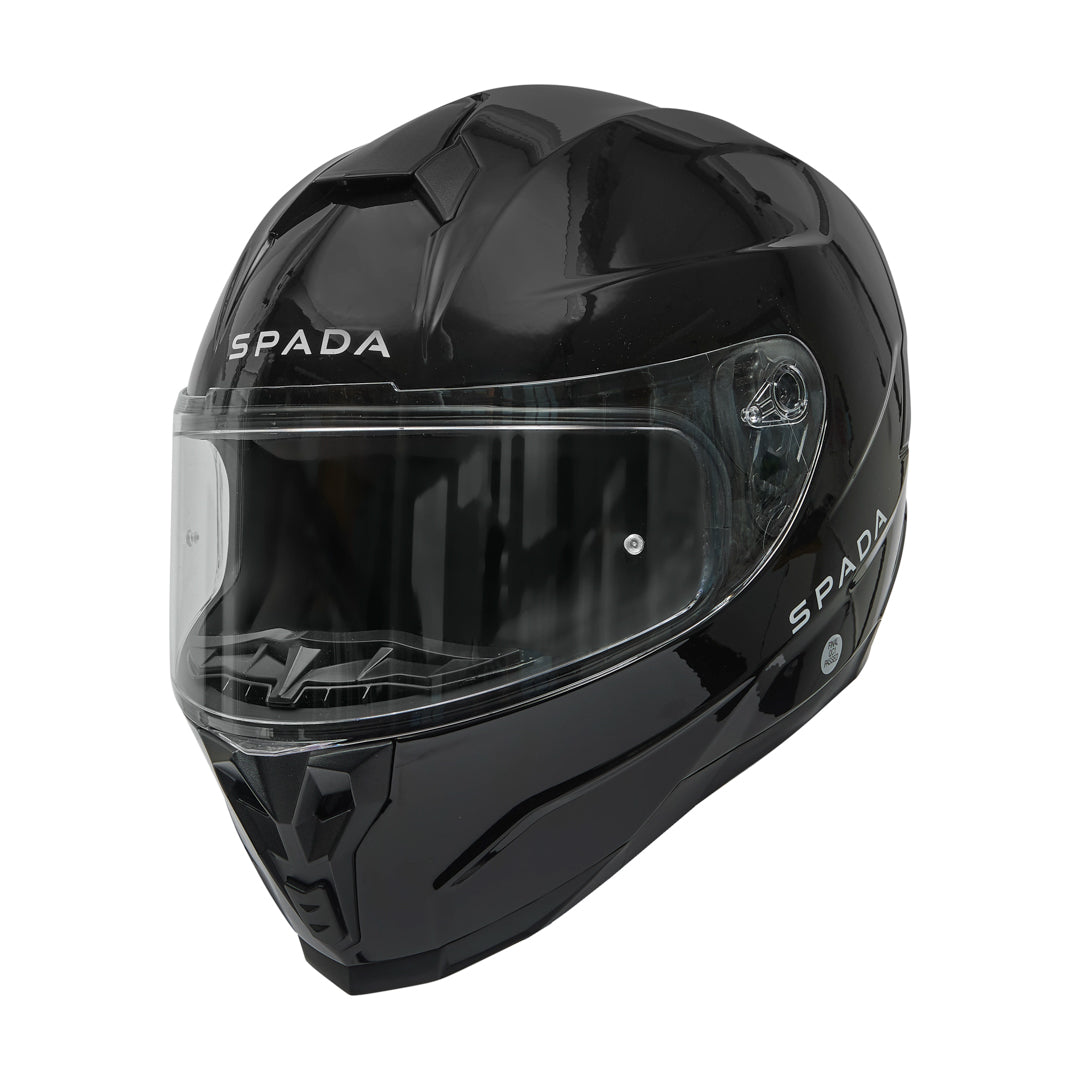 Raiden 2 Black Full Face Motorcycle Helmet – Spada Clothing