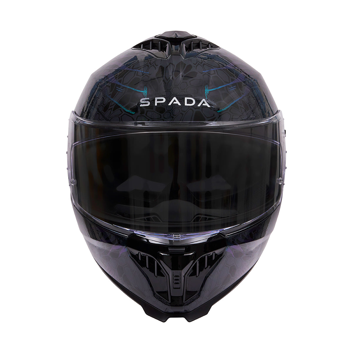 SP18 Dark Chameleon Full Face Motorcycle Helmet – Spada Clothing