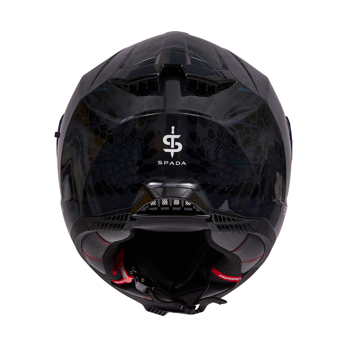 SP18 Dark Chameleon Full Face Motorcycle Helmet – Spada Clothing