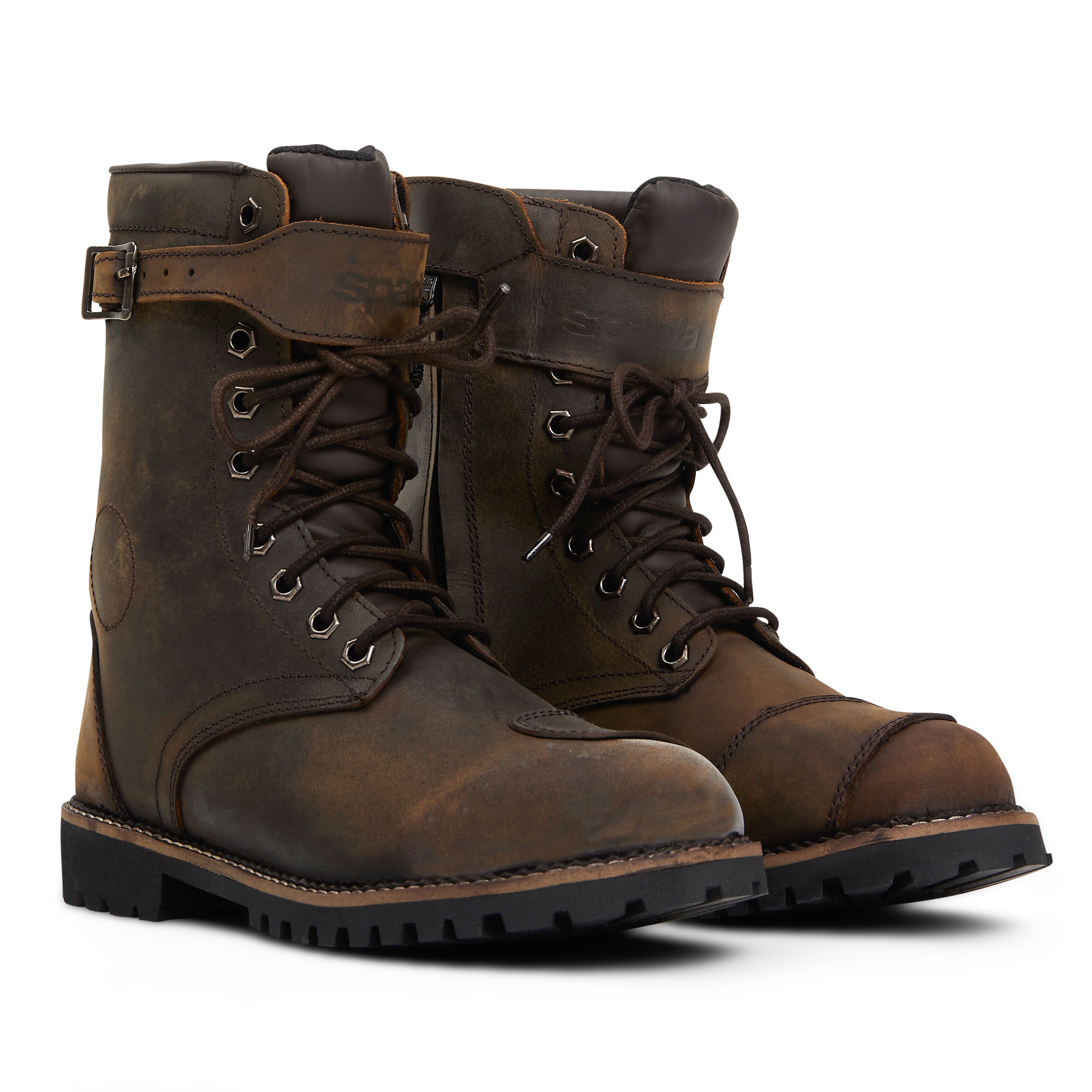 Pilgrim Grande Brown Waterproof Motorcycle Boots – Spada Clothing