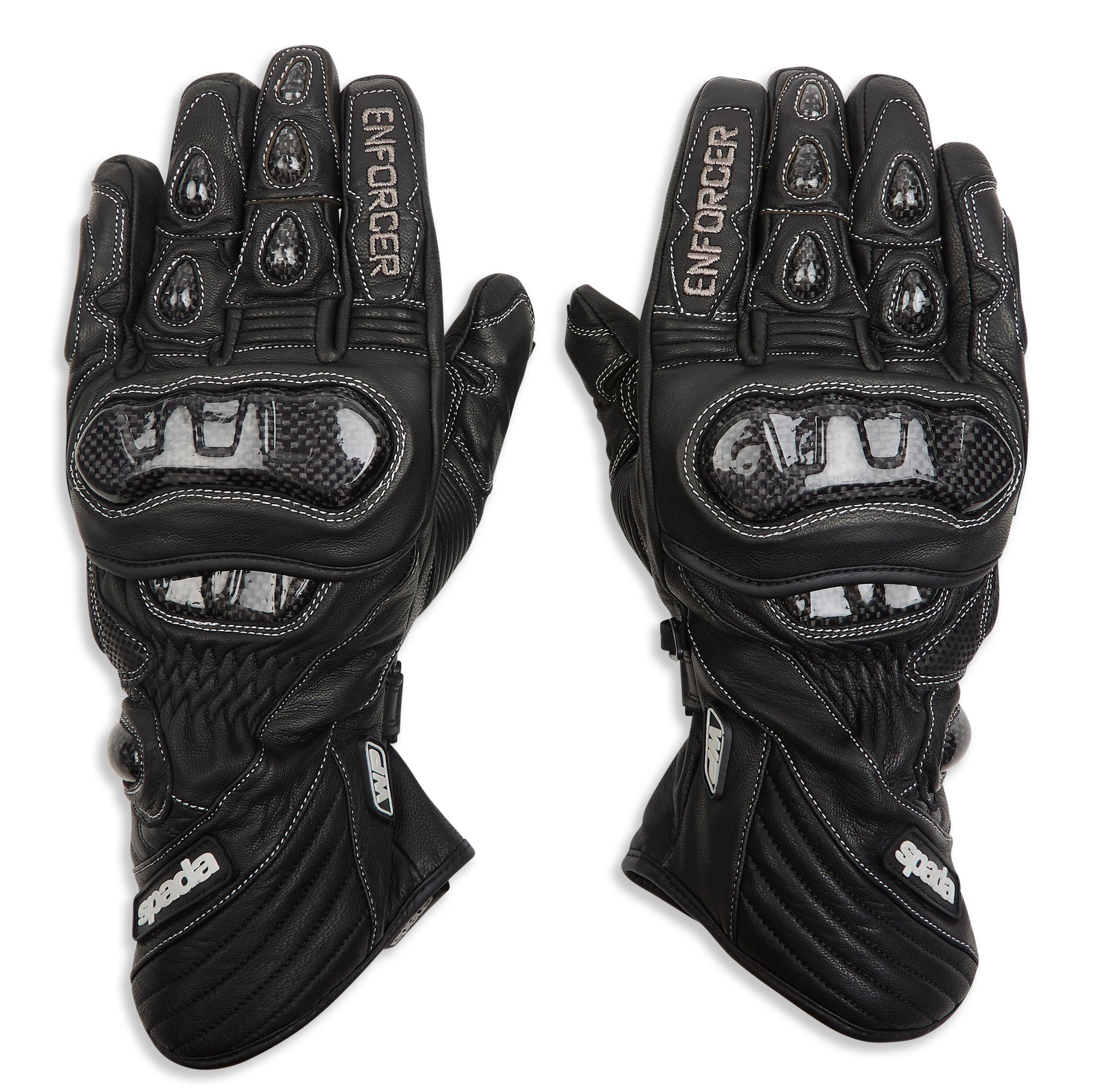 Enforcer Black Winter Motorcycle Race Gloves – Spada Clothing