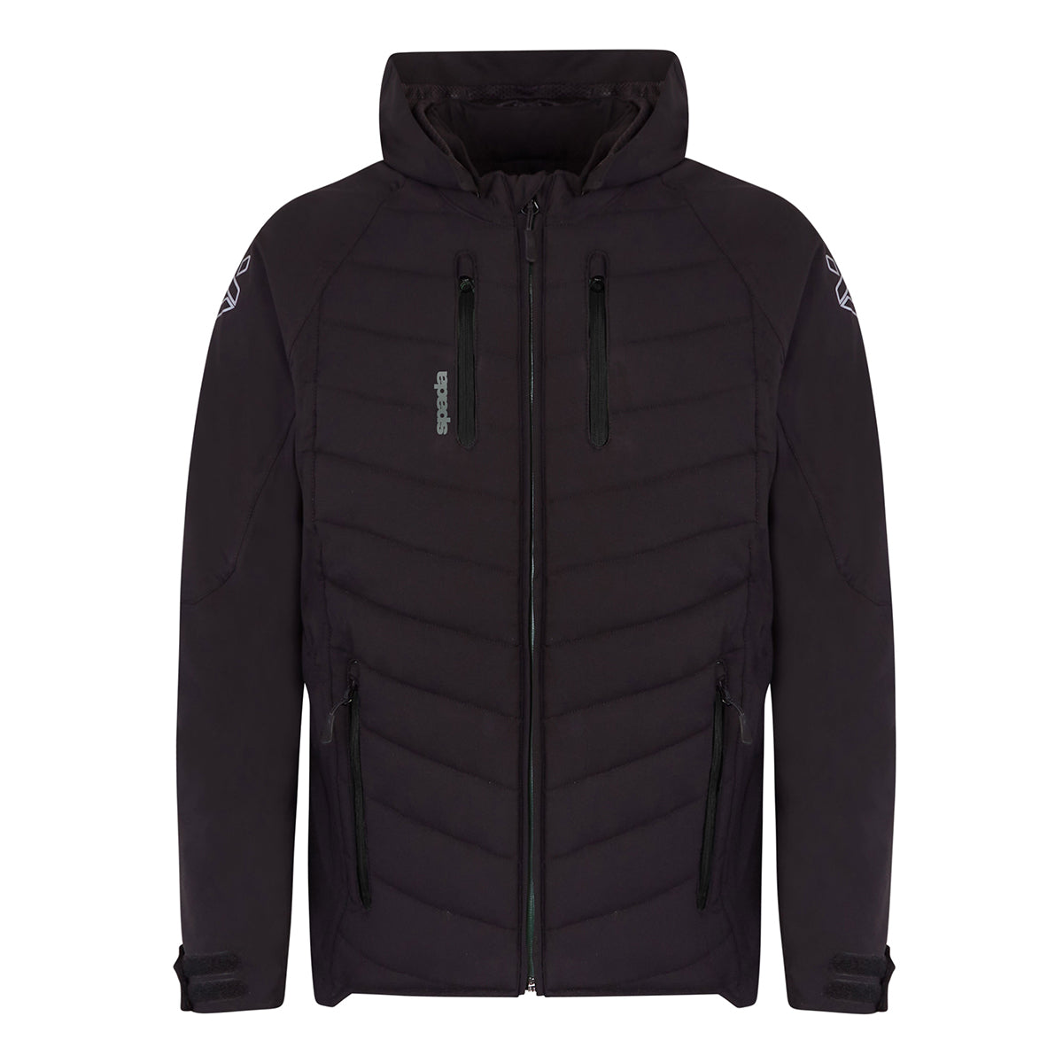 Tino Black Quilted Motorcycle Jacket – Spada Clothing